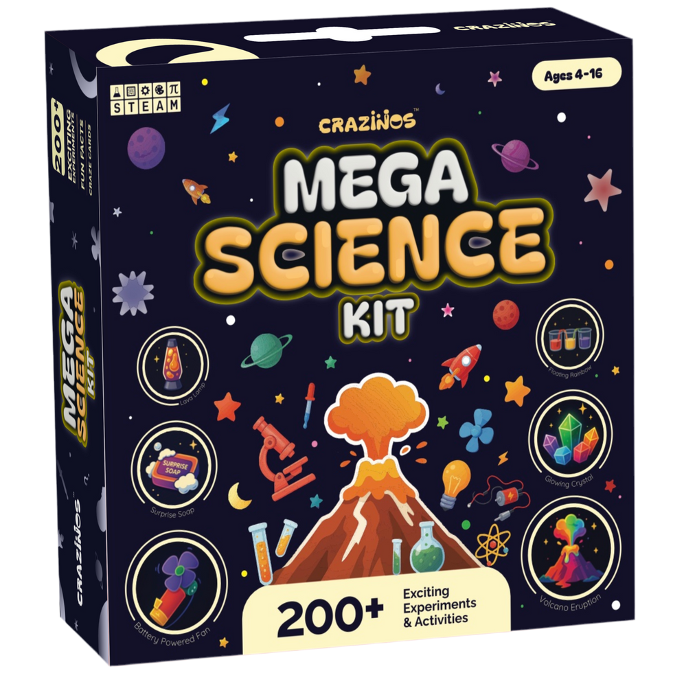 Pack of 3 Kits | Entire Family | Ages 4 to 60 | 350+ Experiments, Game ...
