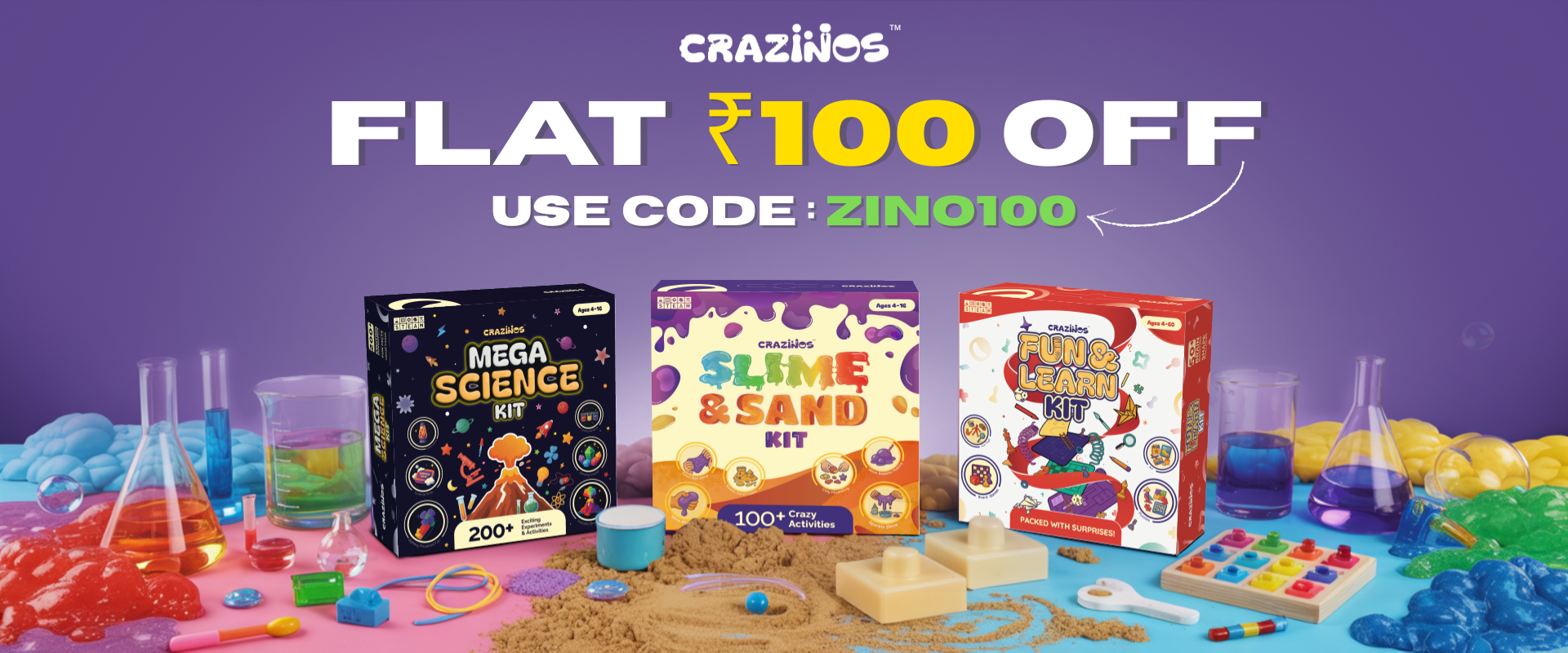 Crazinos – Fun, Slime & Science Kits for Smart Kids